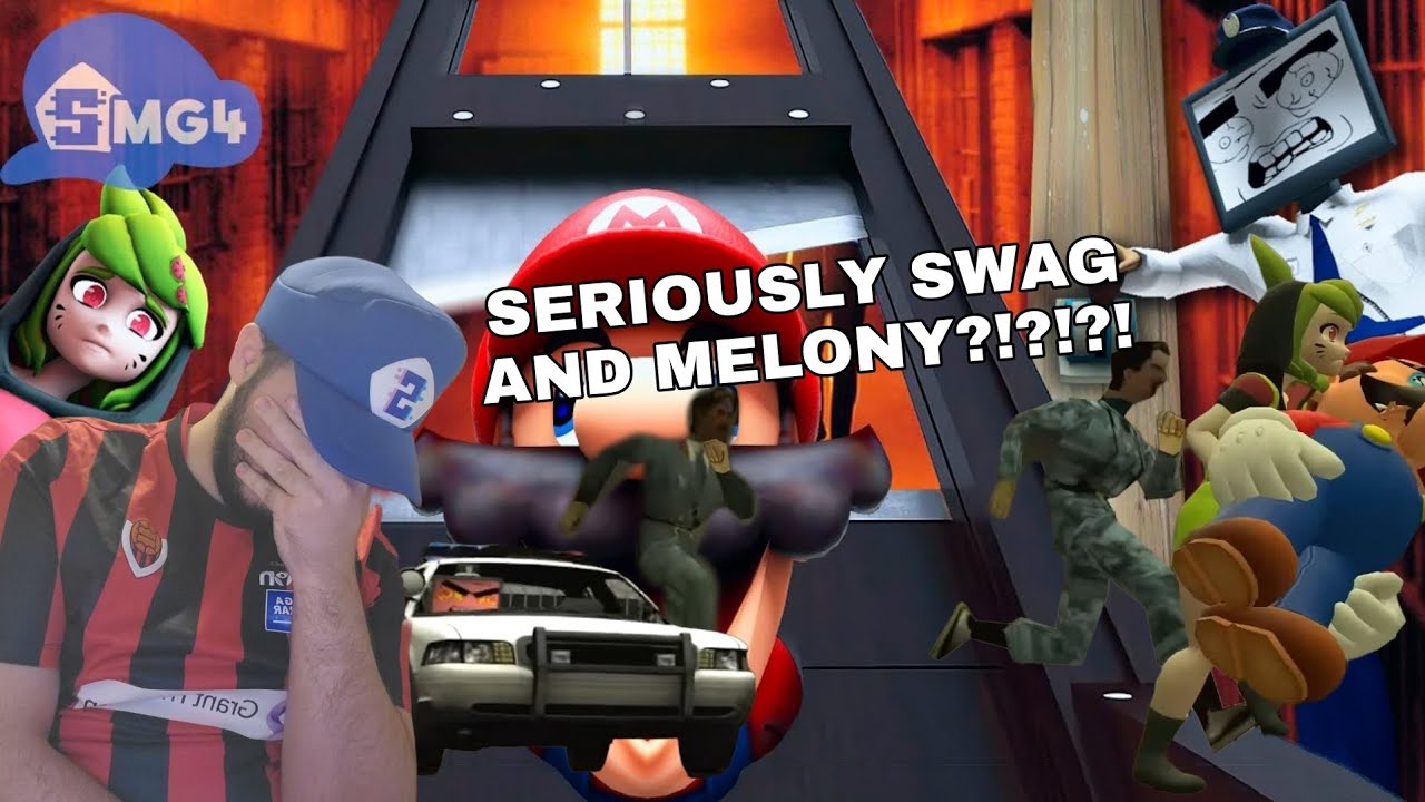 SWAG AND MELONY BREAK MARIO AND CHRIS OUT OF JAIL | SMG4: MARIO GOES ON ...