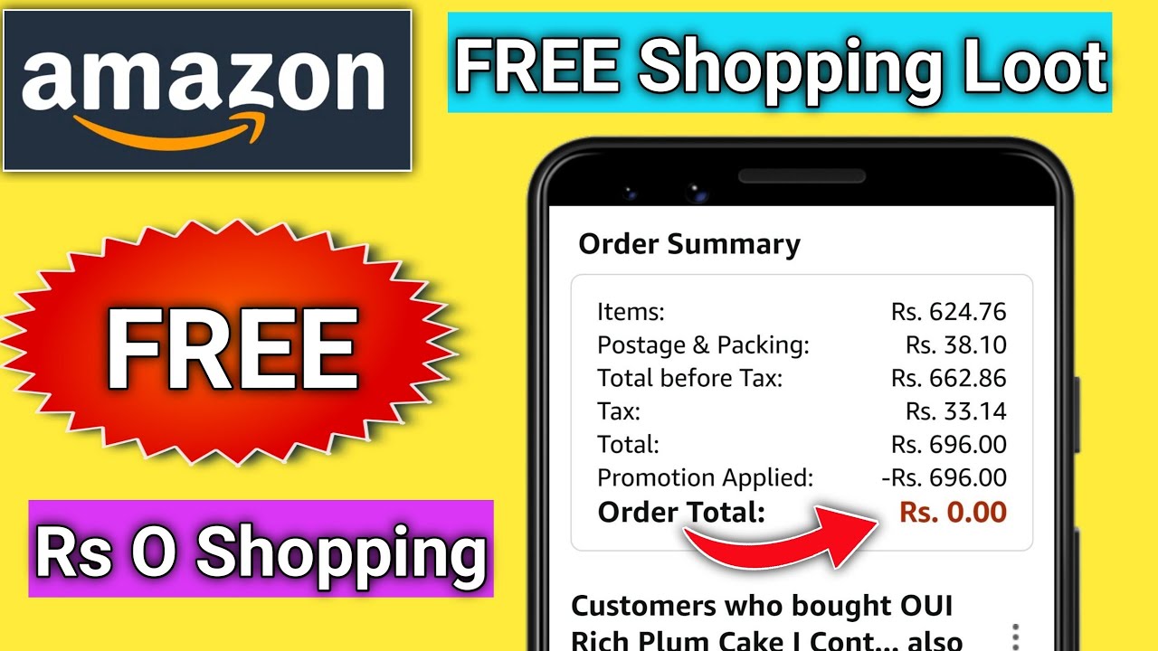 Amazon FREE Shopping ll FREE Shopping loot today l free sample products ...