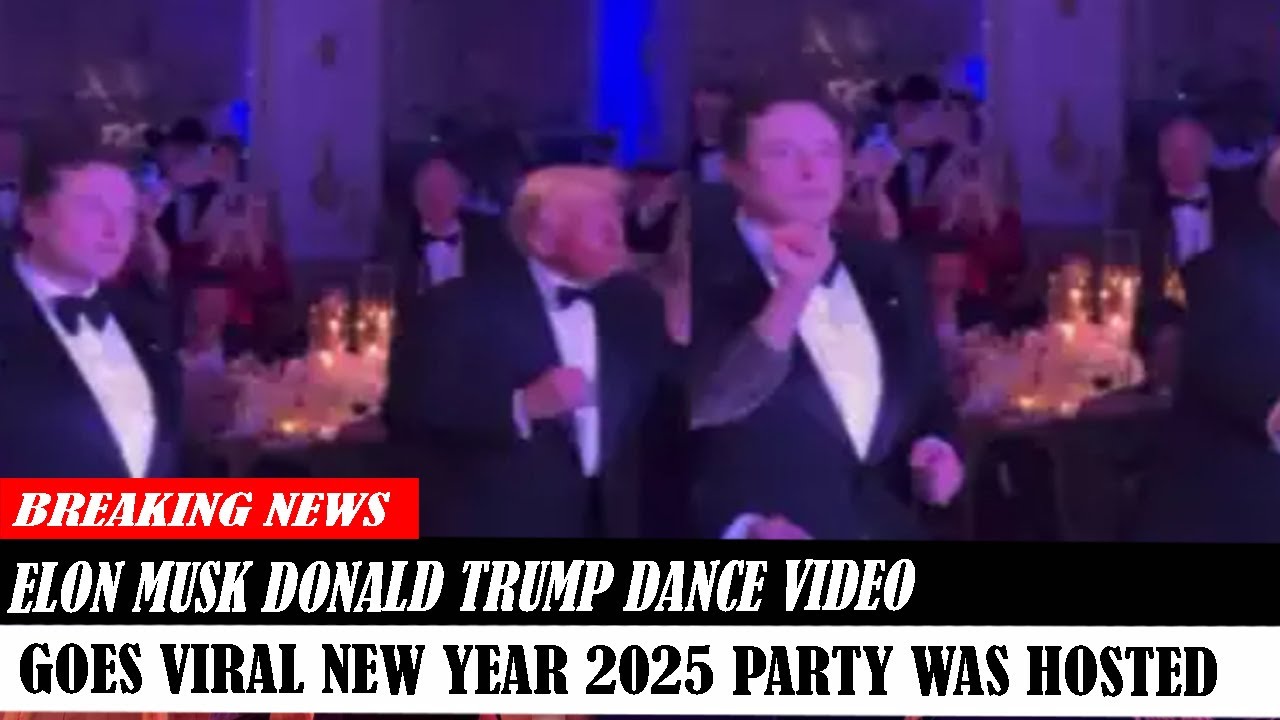 Elon Musk Donald Trump Dance Video Goes Viral New Year 2025 Party Was ...