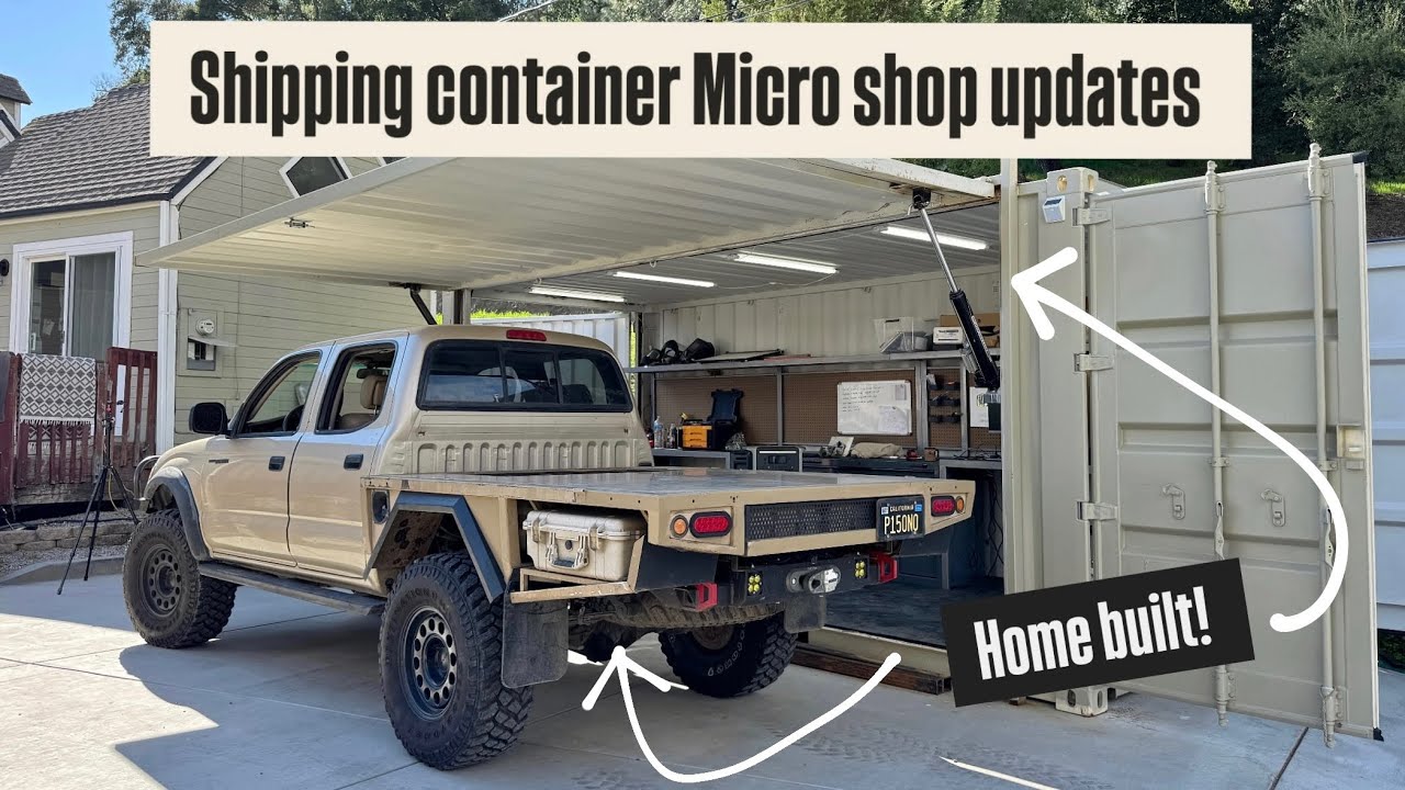 Shipping container micro shop gets updates! & Anker solix Everfrost ...