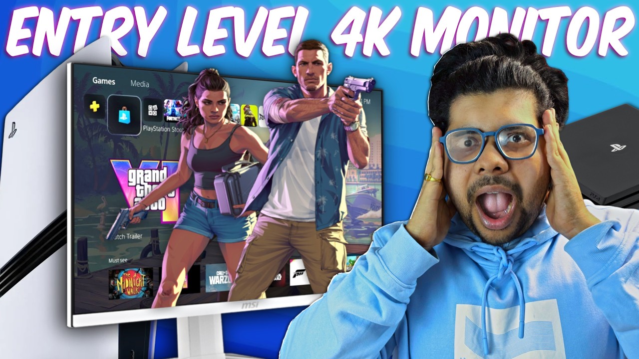 🎮 Entry Level 4K Monitor For PS5 🔥 | Best Budget 4K PS5 Monitor India ...