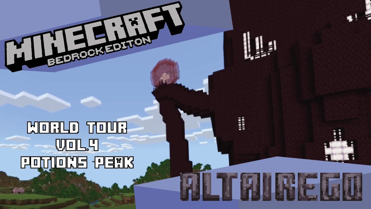My Minecraft Realm World Tour vol 4 - Potions Peak and Spider Farm ...
