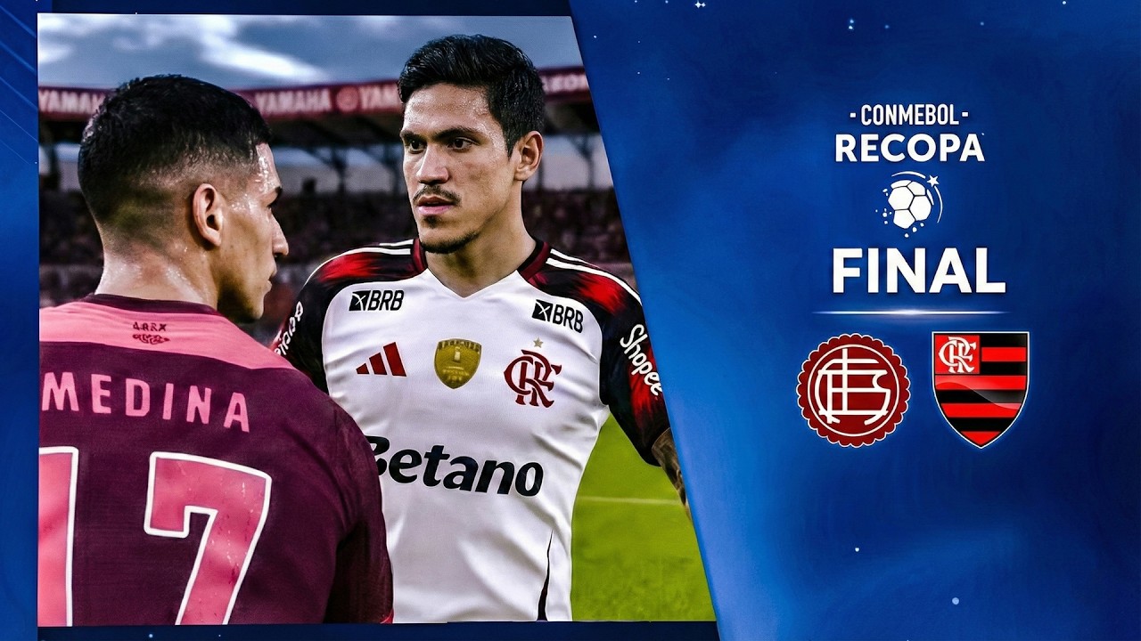 LANÚS X FLAMENGO (19/02) | FINAL RECOPA 2026 | ULTRA REALISTA 4K - YouTube