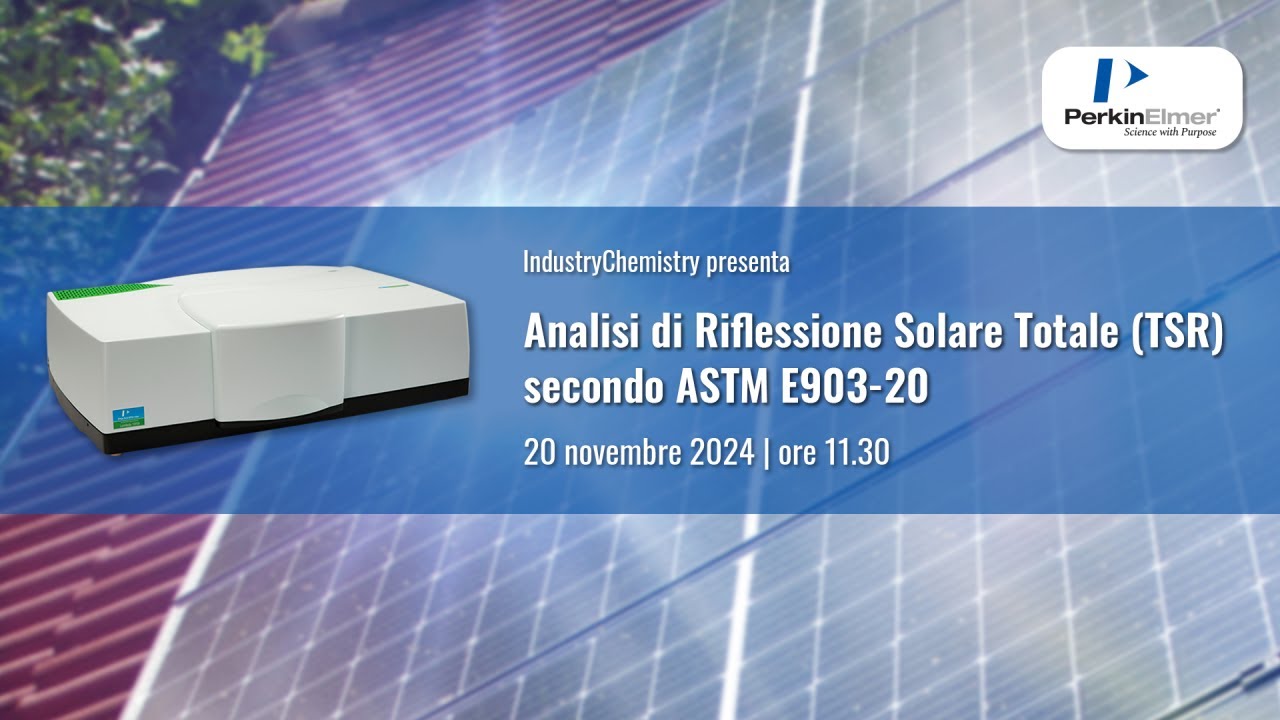 Analisi di Riflessione Solare Totale (TSR) secondo ASTM E903-20 - YouTube