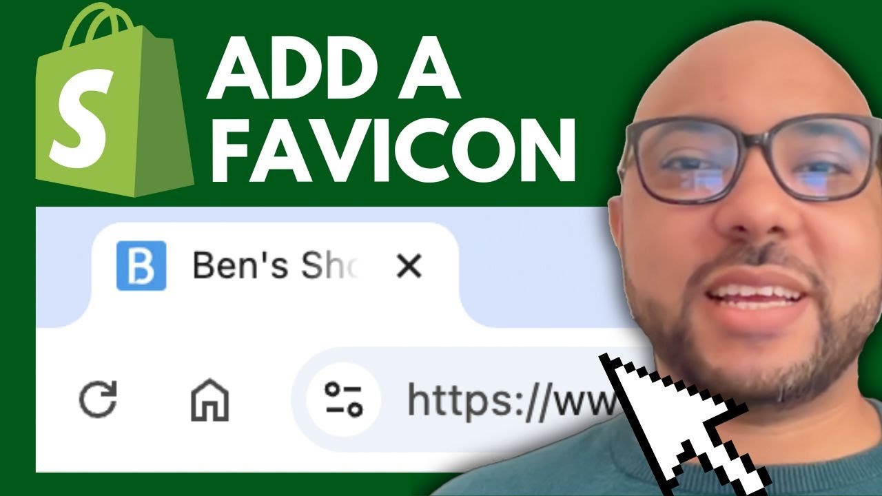 How to Add a Favicon (Browser Tab Icon) to Your Store on Shopify - YouTube