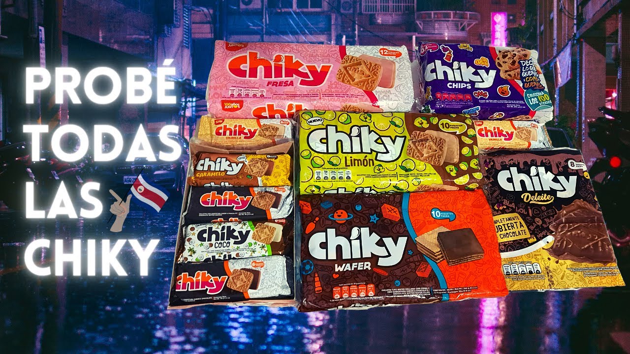 Probando Todas las Galletas 🍪 Chiky. Blooper al final 🤣 - YouTube