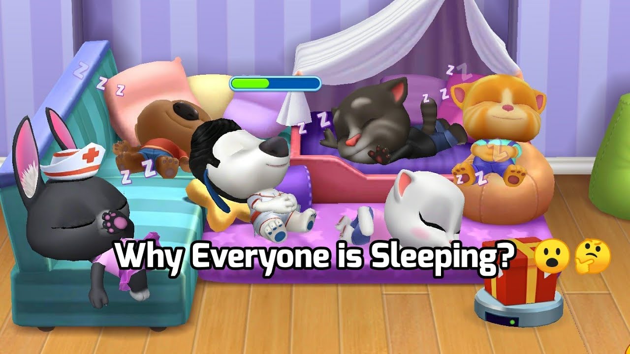Why Everyone Sleeping!!? 🤔 | My Talking Tom Friends | Kids Video ...