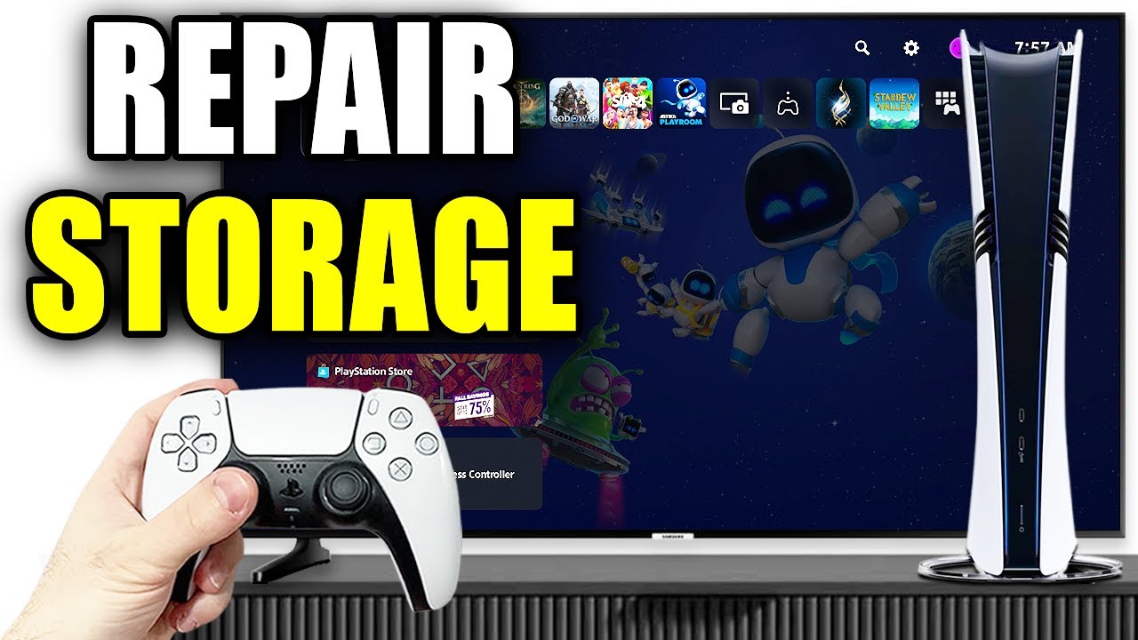 How To Repair Console Storage On PS5 Pro - Easy Guide - YouTube
