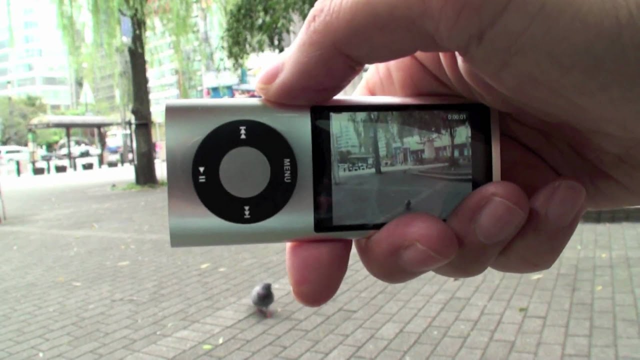 How to hold iPod nano 5G Video Camera - iPod nanoで撮影するときの持ち方 - YouTube