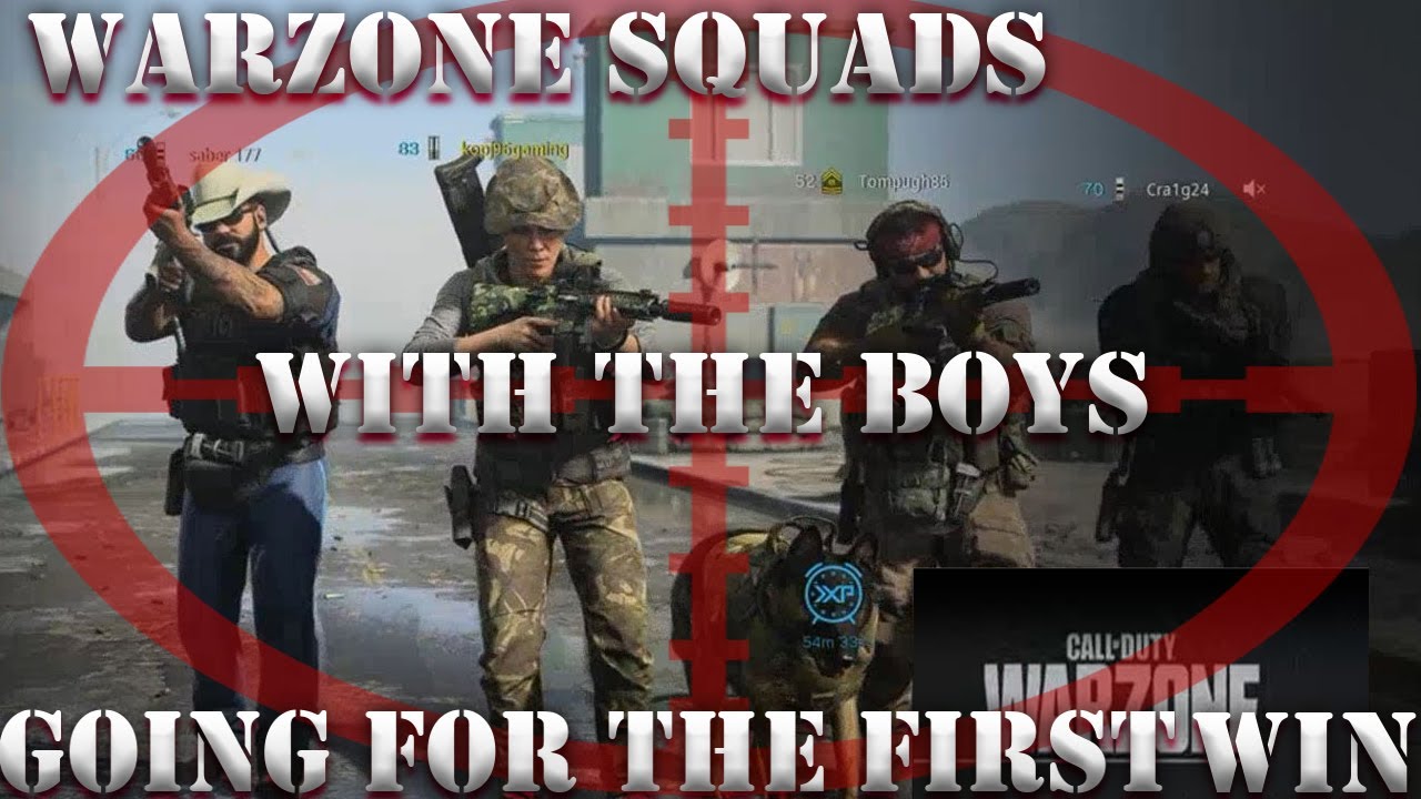 CALL OF DUTY WARZONE FULL SQUAD WITH THE BOYS #Ep1 going FOR FIRST WIN ...