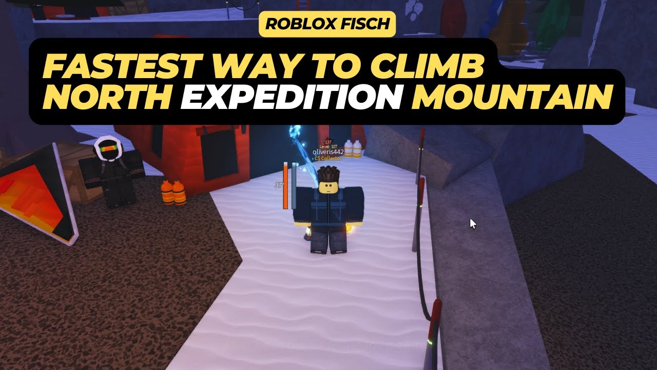 Fastest Way to Climb North Expedition Mountain in Roblox Fisch - YouTube