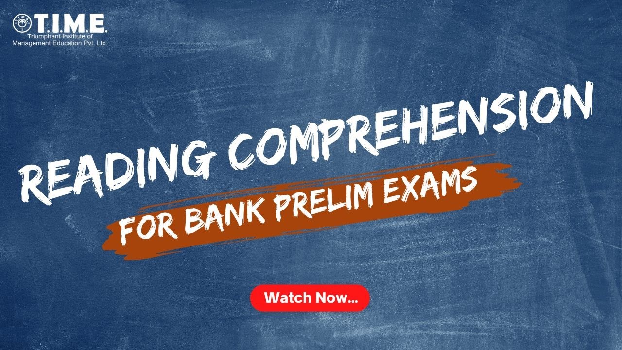 Reading Comprehension for Bank Prelim Exams - YouTube