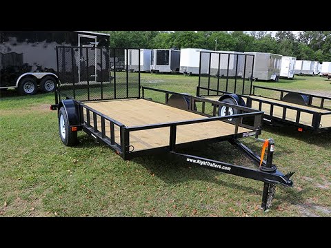 7X12 Triple Crown Trailers | Utility Trailer - YouTube