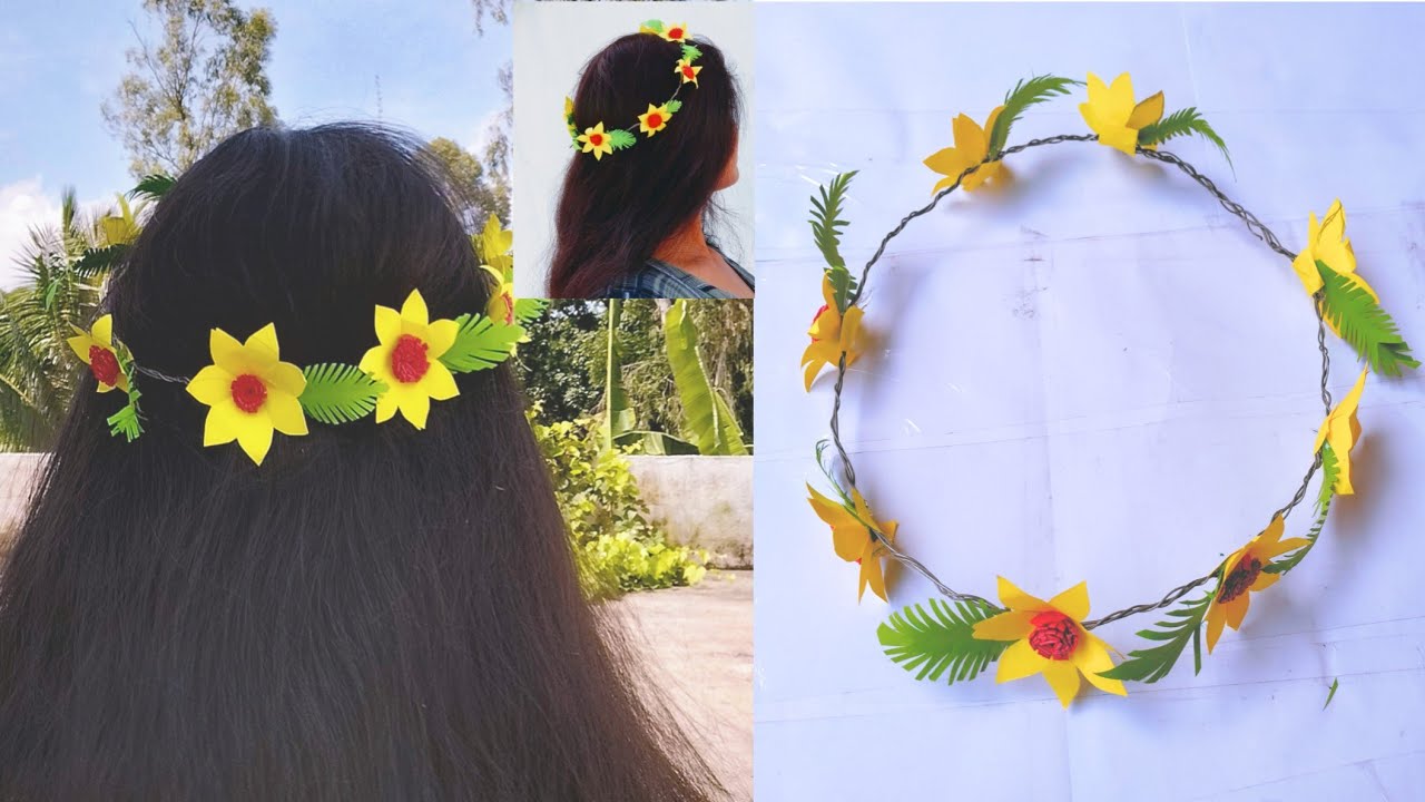 How to make paper tiara|| paper tiara || paper tiara making - YouTube