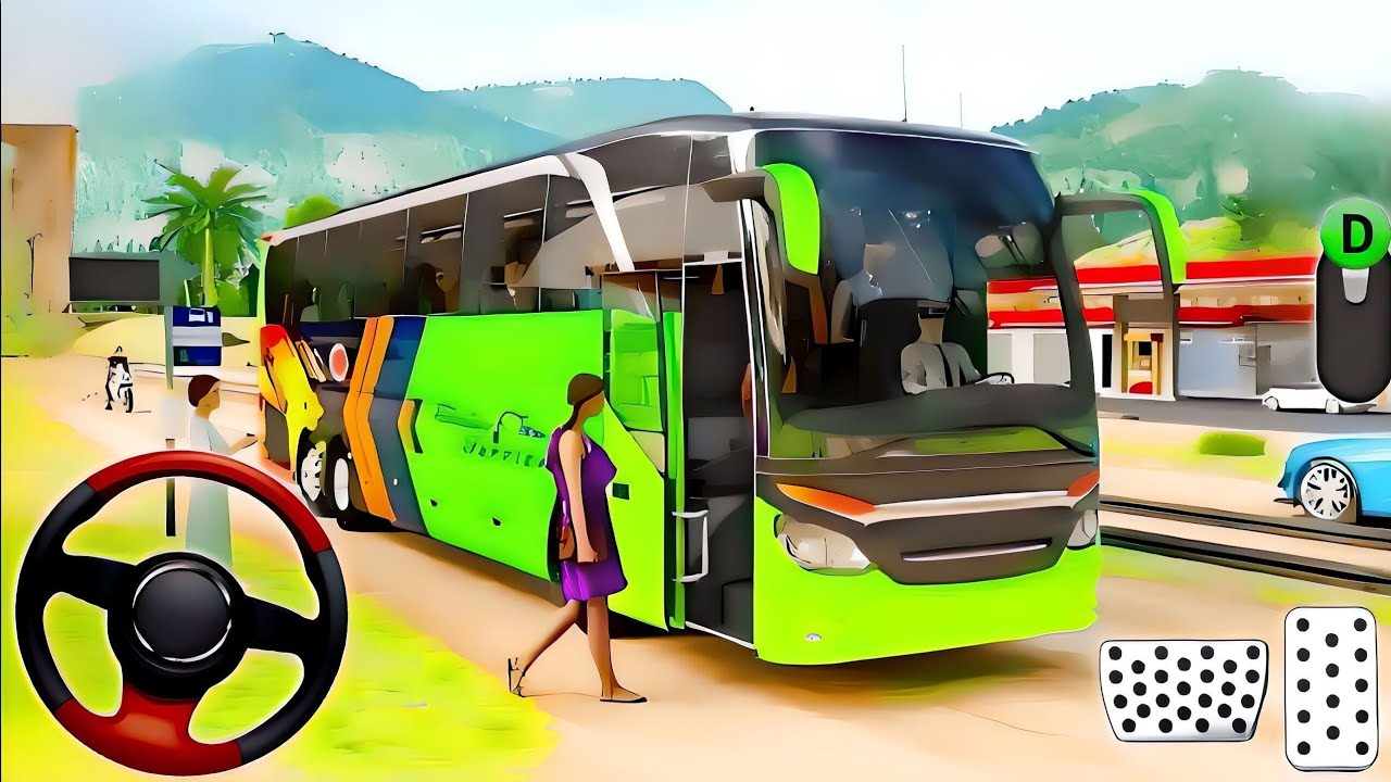 Bus Simulator Games 3D - New Cargo Coach Bus Driver - Android Gameplay ...