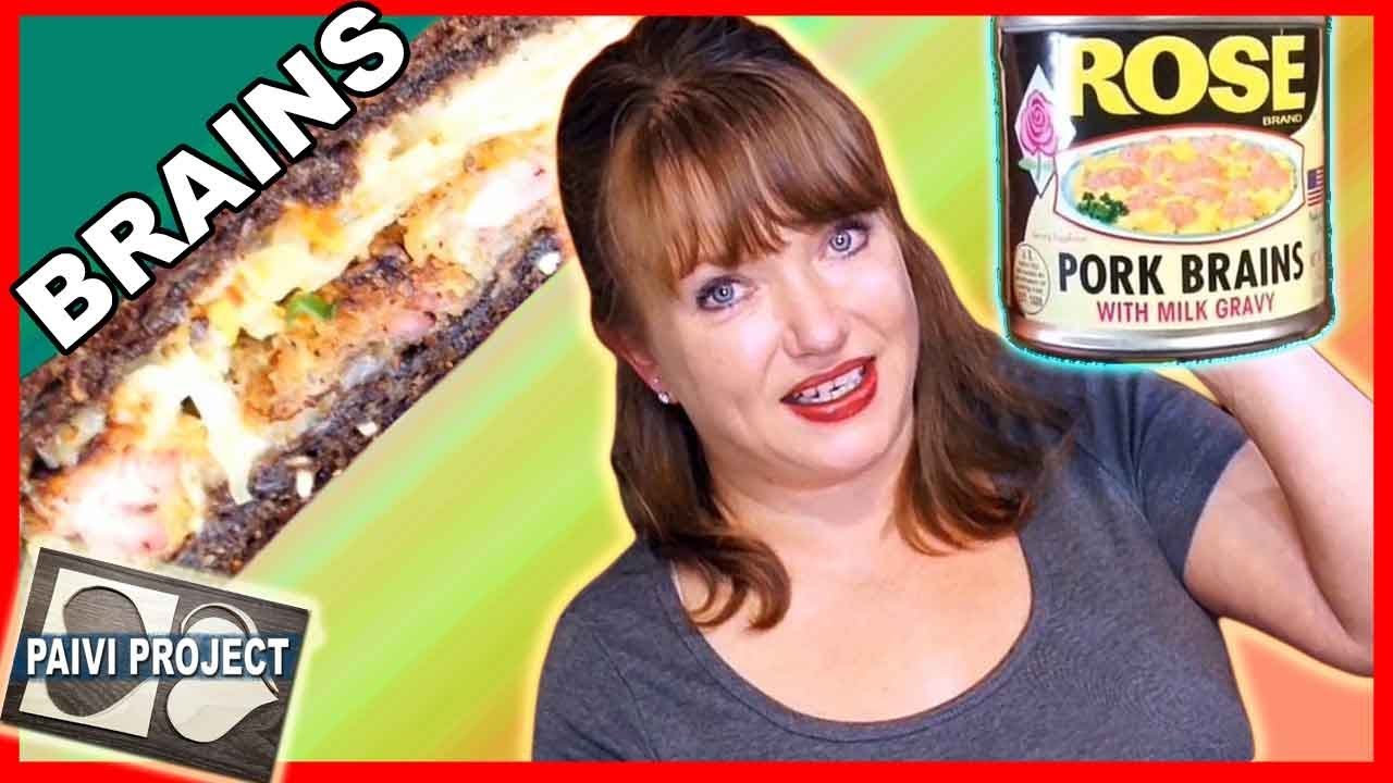 Making a sandwich with PORK BRAINS. - YouTube