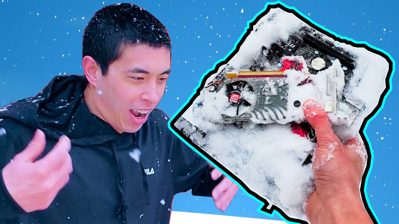 What happens if you build a PC outside during a Snowstorm? - YouTube
