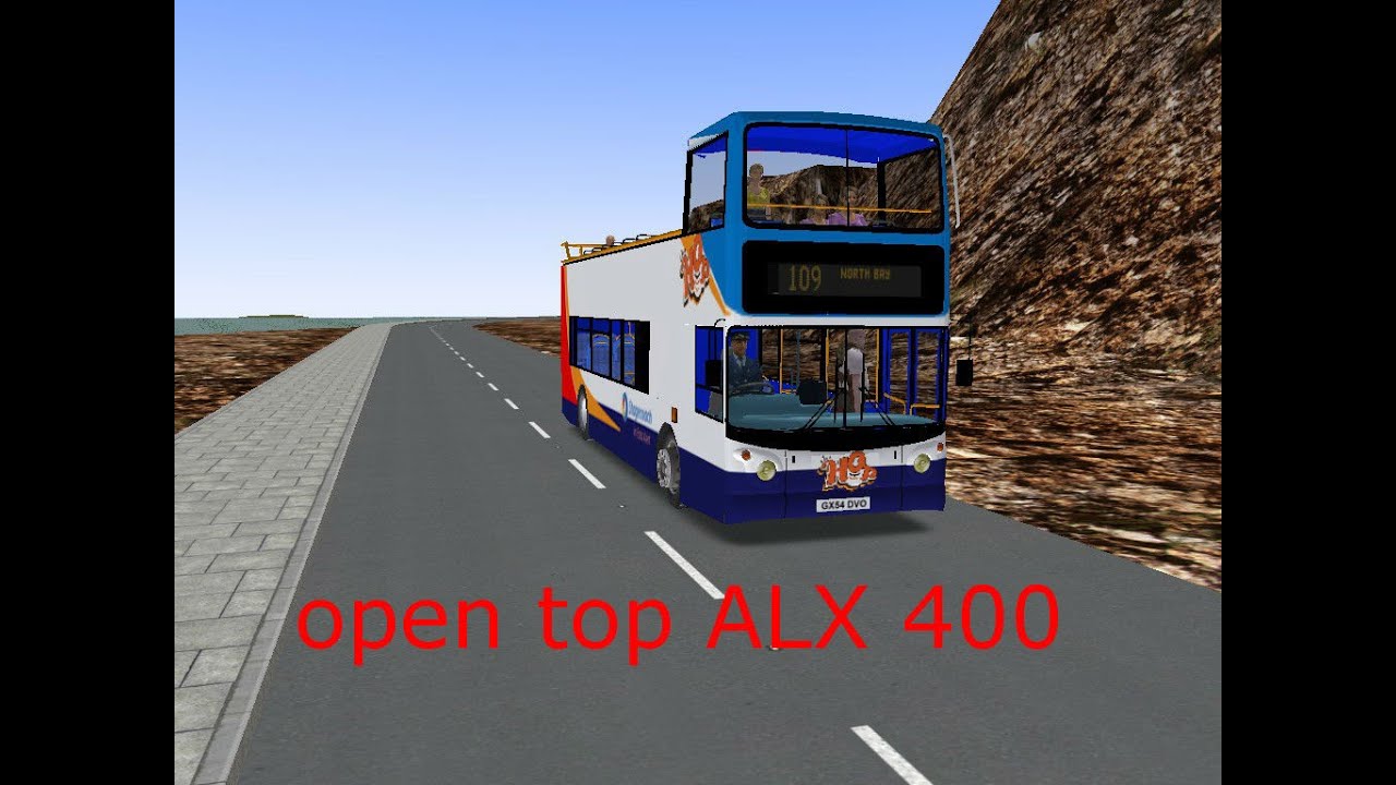 omsi 2 open top ALX 400 bus - YouTube