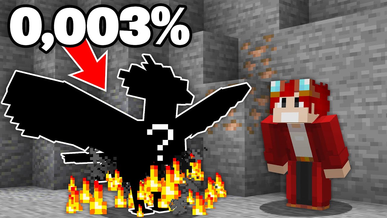 COMO EU CONSEGUI O MOB MAIS RARO DO MINECRAFT - YouTube
