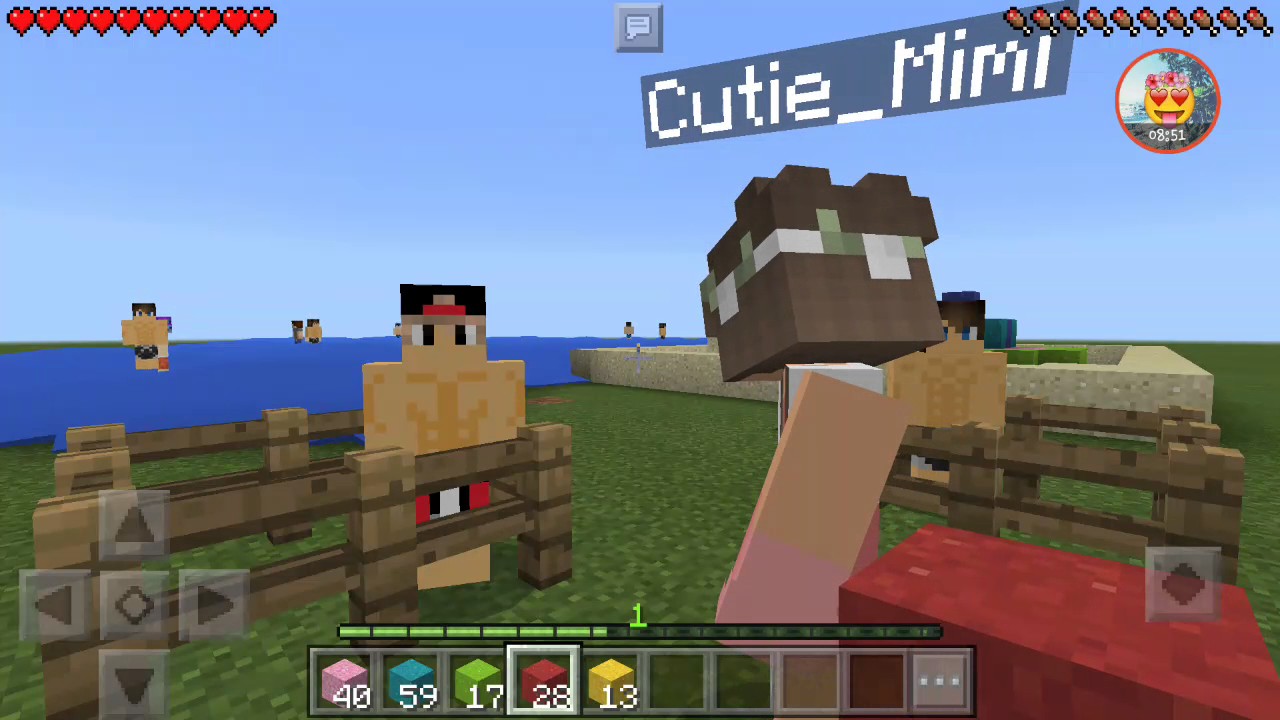 NIKKI MINECRAFT:Meeting chase and jerimah at the beach/w mimi - YouTube