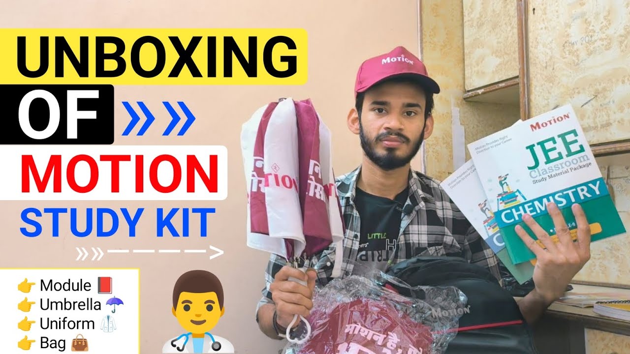 Unboxing Of Motion Kit || Motion Kit For Neet And Jee Aspirants || Must ...