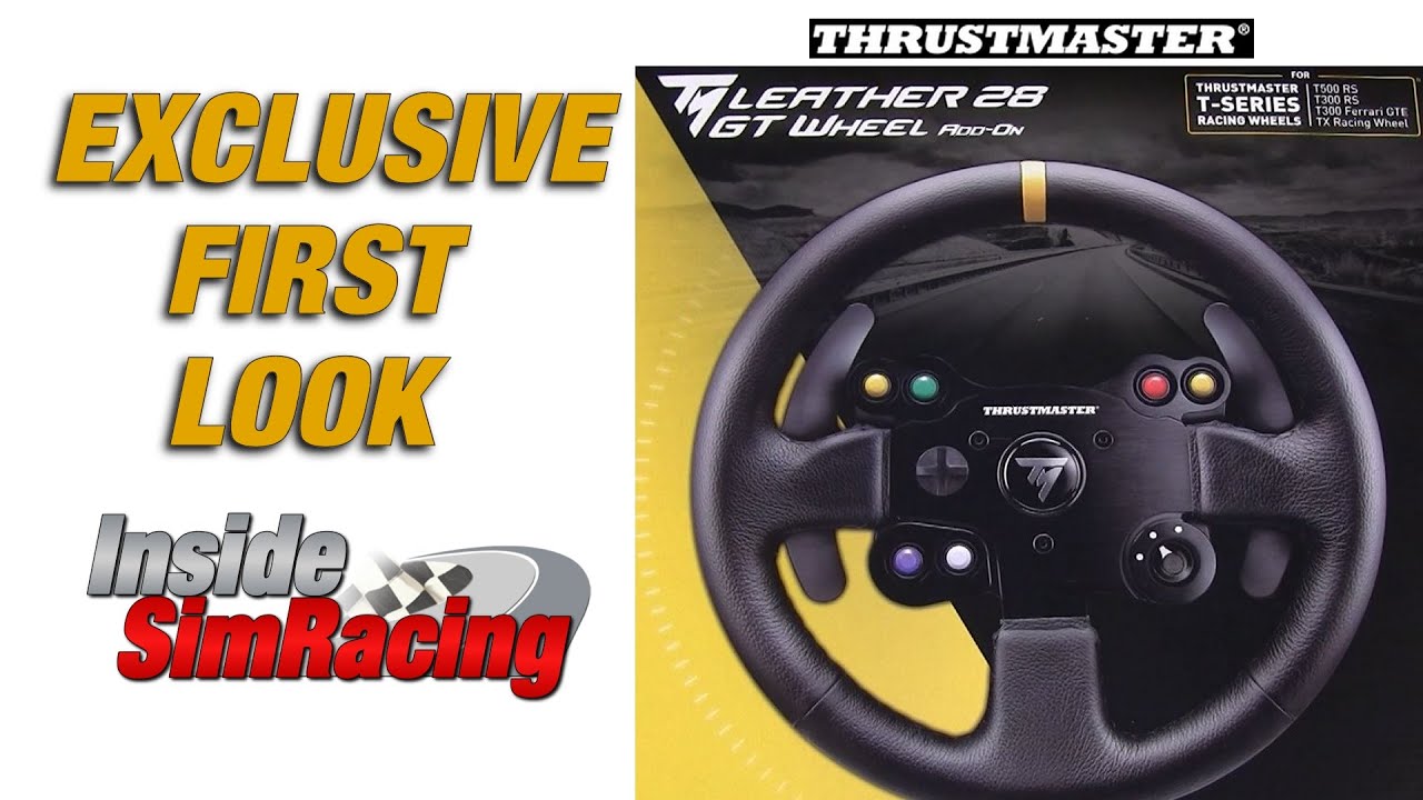 Thrustmaster TM 28 Leather GT Rim Exclusive First - YouTube