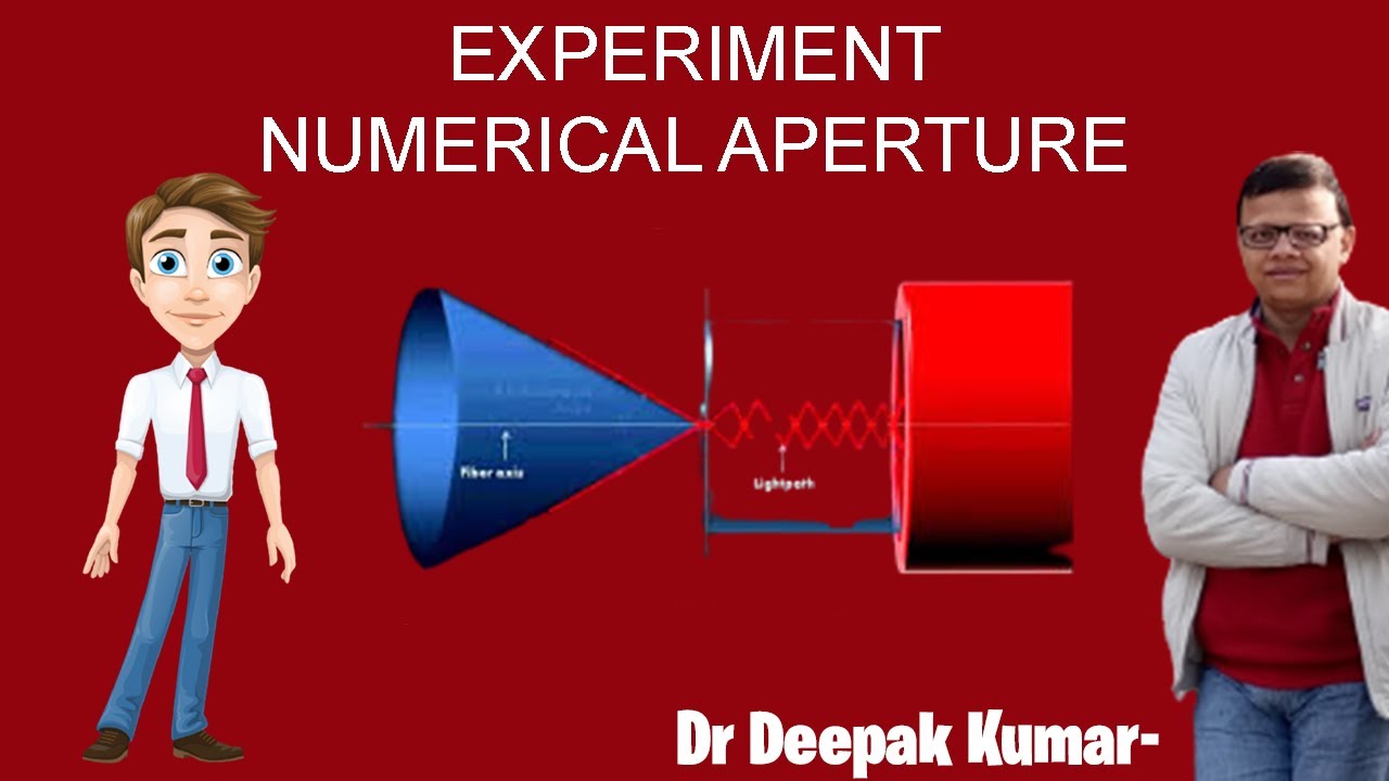 Measurement of Numerical Aperture (NA) of an optical fiber - YouTube