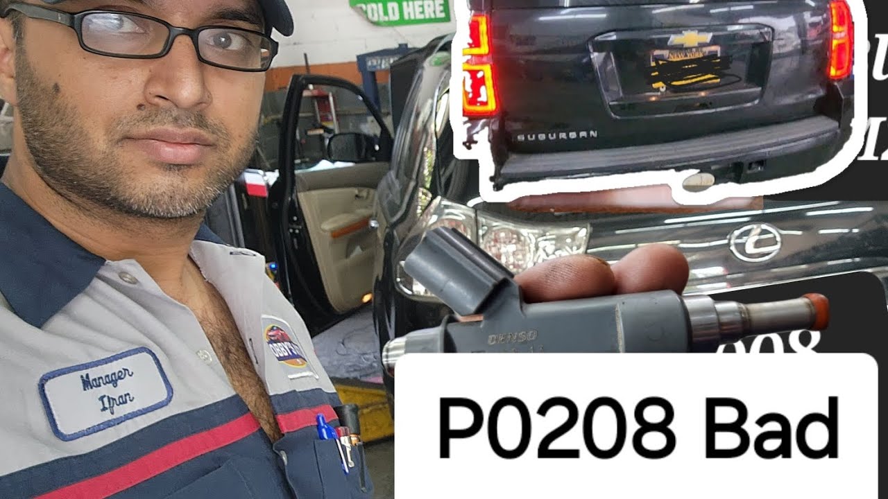 Chevy Suburban 2015 P0208 Bad Fuel Injector - YouTube