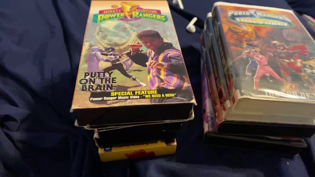 power Rangers VHS collection - YouTube