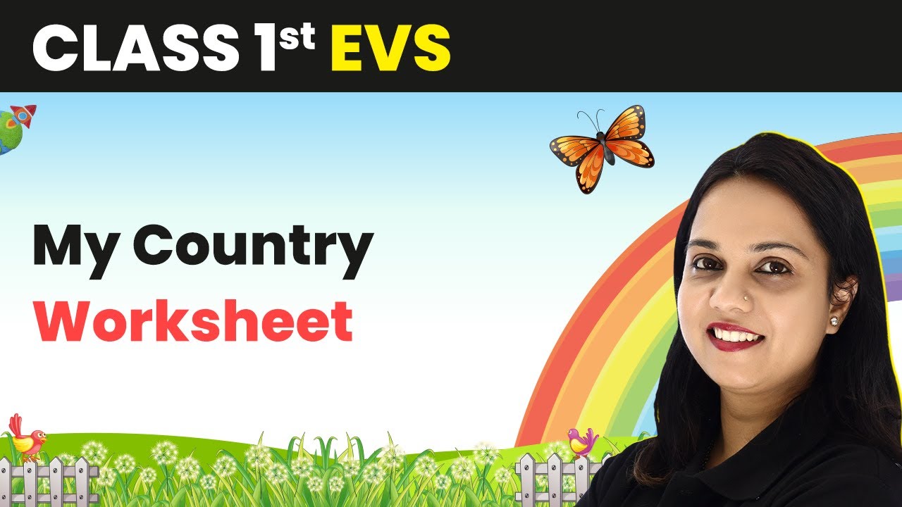 My Country - Worksheet | Class 1 EVS | CBSE 2024-25 - YouTube