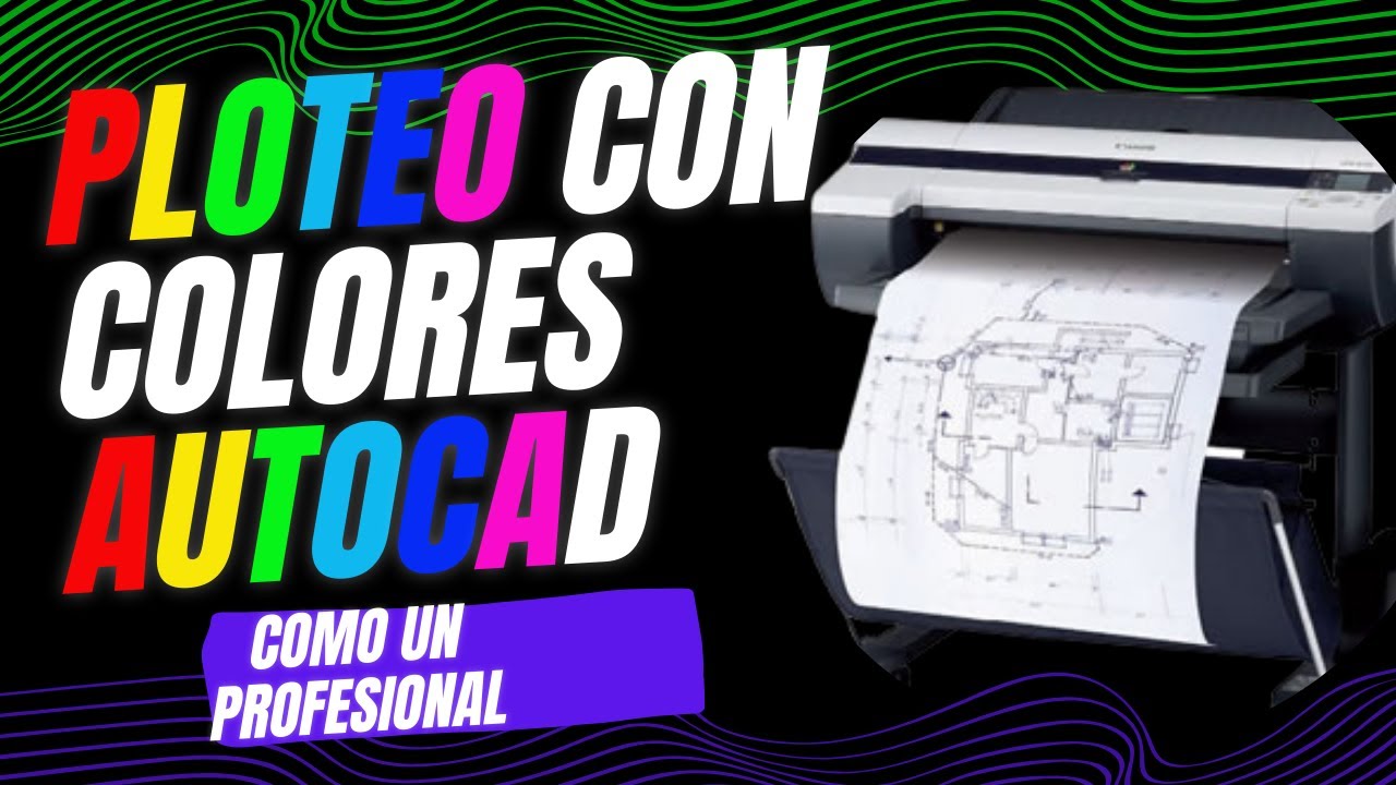 Como plotear Planos con los COLORES del AutoCAD - YouTube