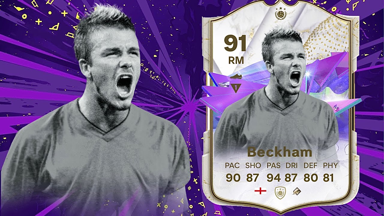 FC 24: DAVID BECKHAM 91 FUTURE STAR ICON PLAYER REVIEW I FC 24 ULTIMATE ...