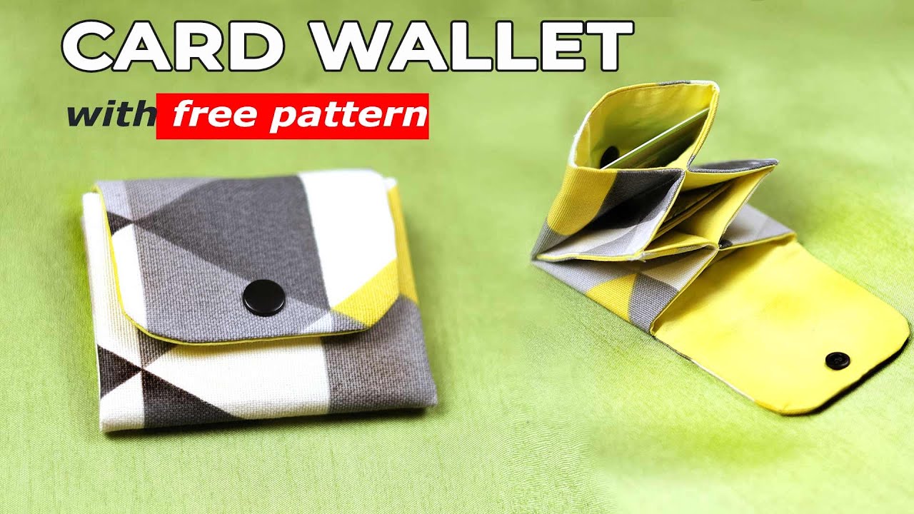 DIY Card Wallet in 10 minutes | DIY Coin Purse | Mini Pouch - YouTube