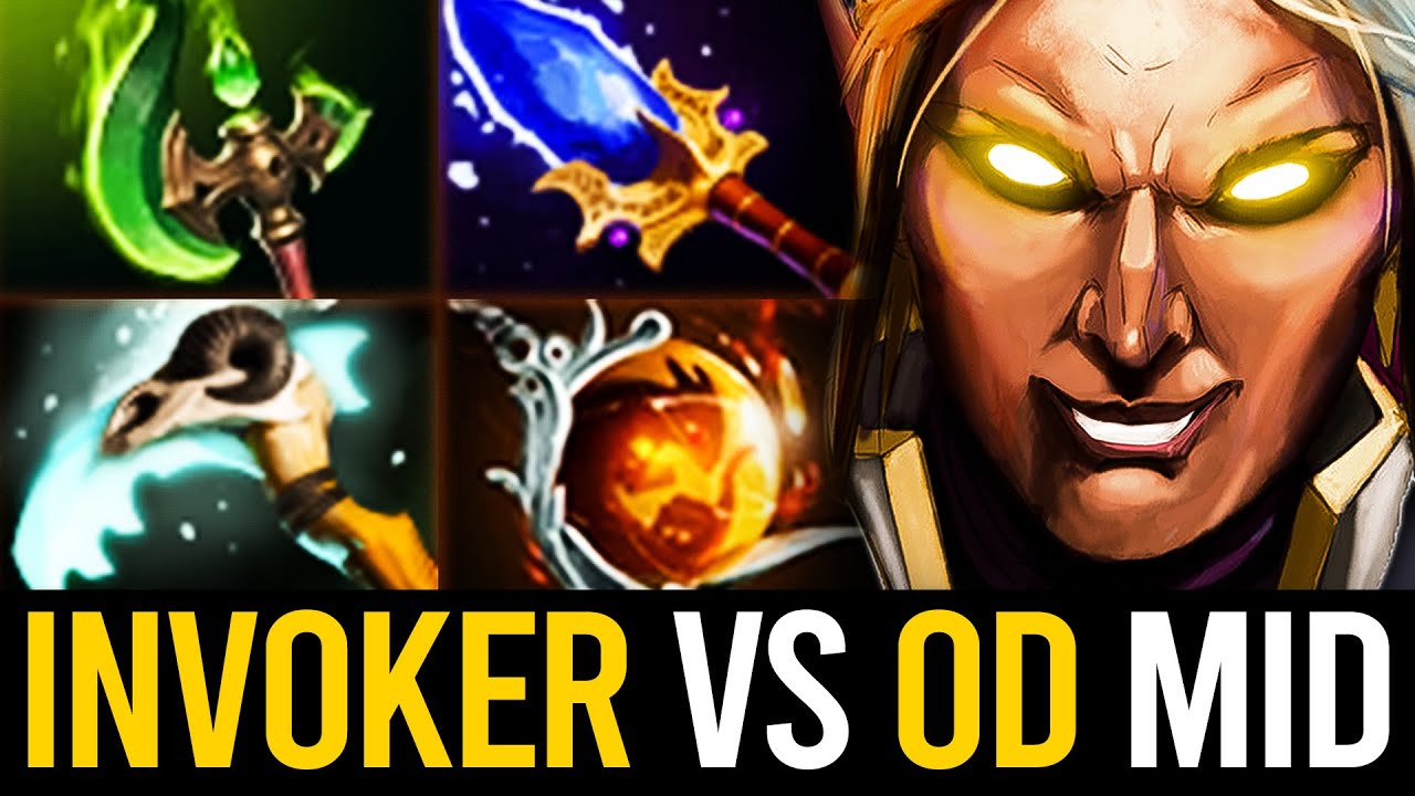 INVOKER AGAINST OUTWORLD DESTROYER MID | EPIC 4vs5 GAME | Dota 2 Invoker - YouTube