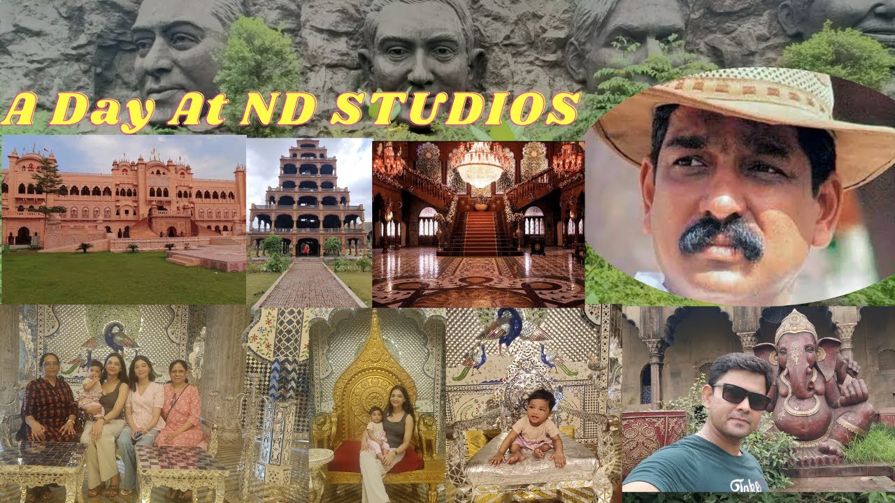 A DAY AT ND STUDIOS / KARJAT / #nitindesai - YouTube