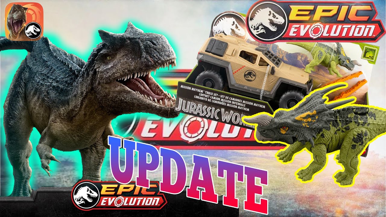 Jurassic World Play EPIC EVOLUTION MATTEL TOYS Scan Codes All Dinosaurs ...