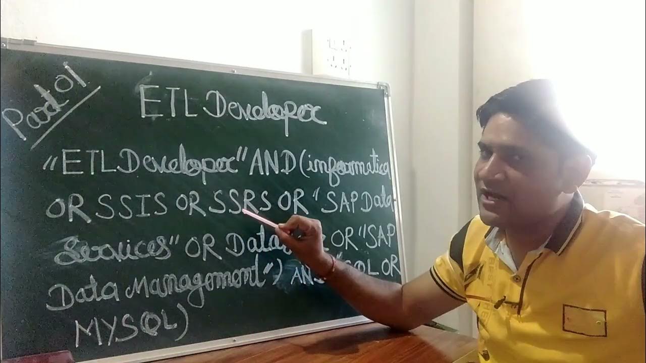 Part 01 | ETL Developer Boolean Search String | How to make ETL Developer Boolean Search String ...