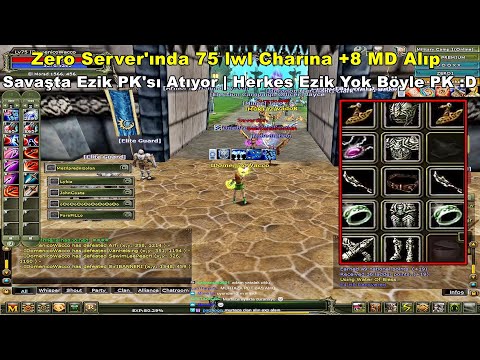 DomenicoWacco - Zero Server'ında 75 lwl Charına +8 MD Alıp Savaşta Ezik PK'sı Atıyor | Knight Online