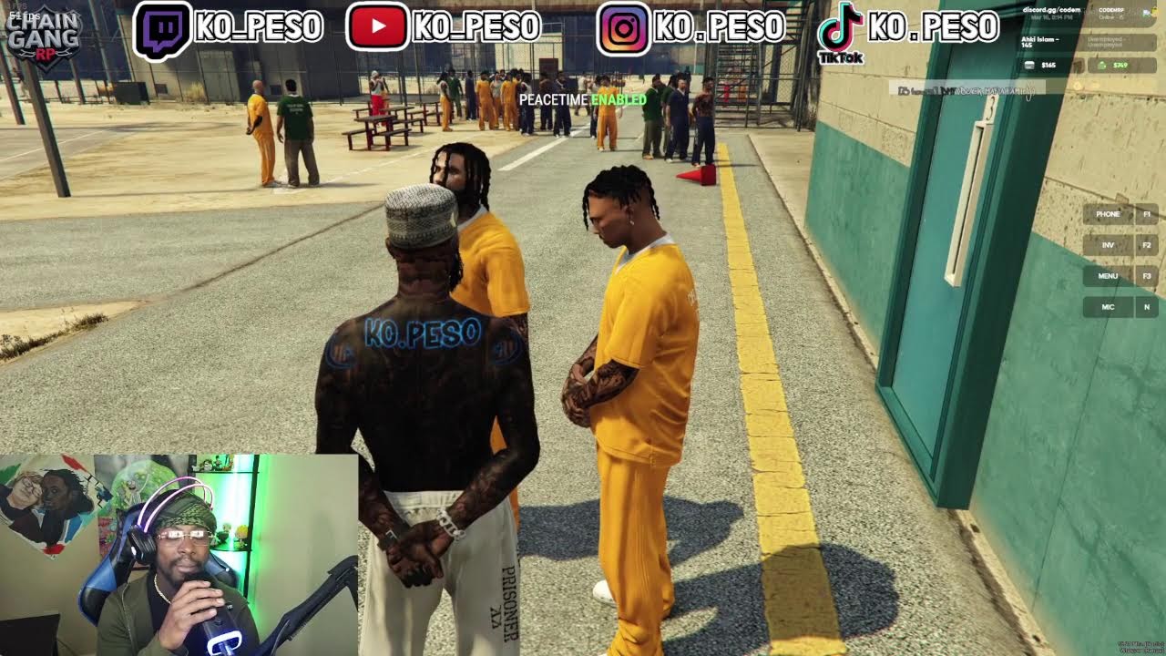 (18+) JAIL RP | CHAIN GANG RP | IM THE REAL PLUG IN HERE - YouTube