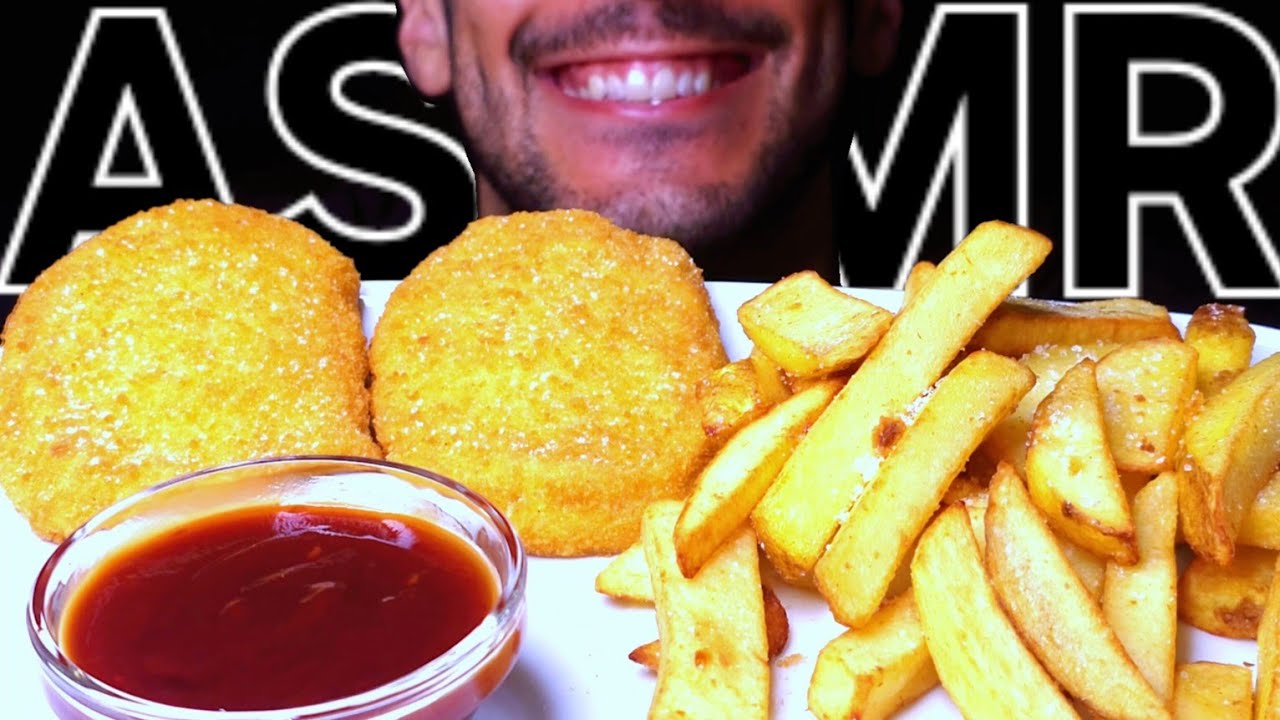 ASMR CORDON BLEU (EATING SOUNDS) NO TALKING MUKBANG - YouTube