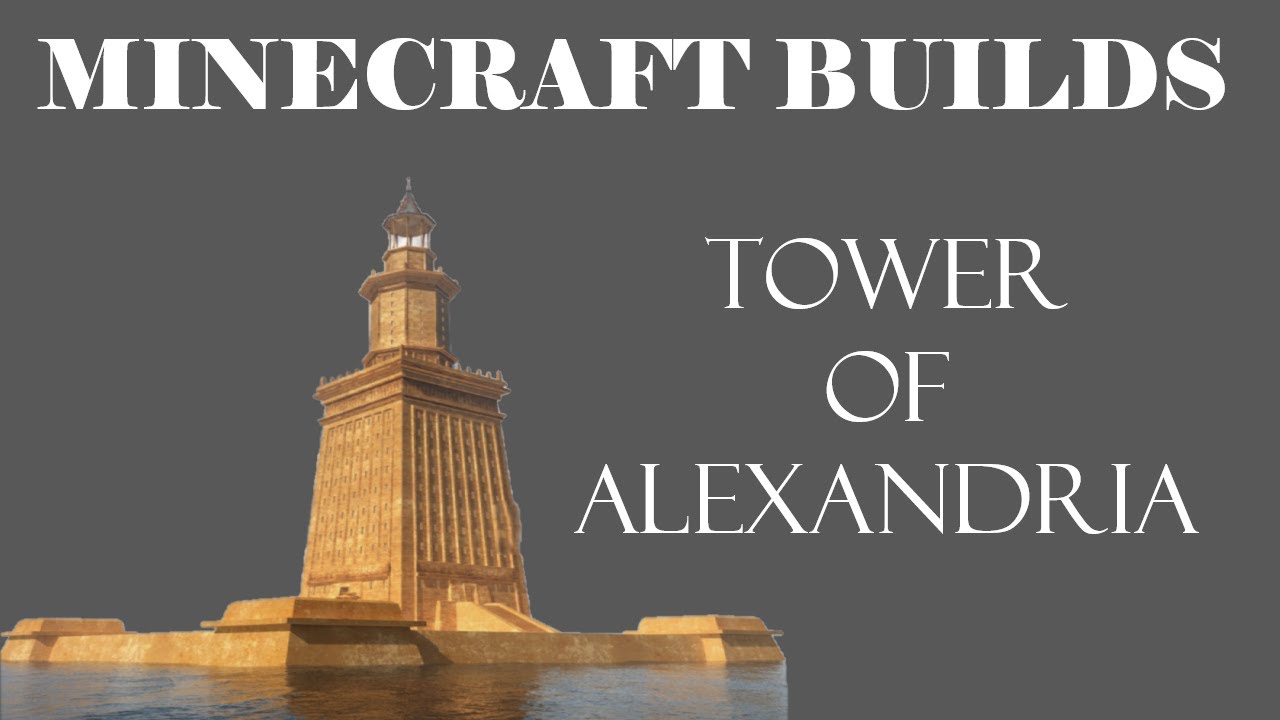 Building The Tower of Alexandria in Minecraft Pt 1 - YouTube