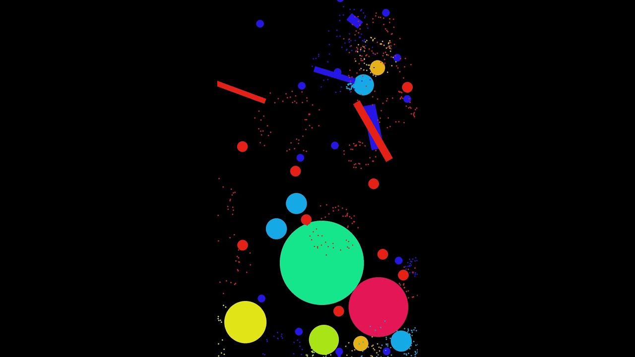 Colorful Merge Balls: Grow Bigger ASMR Game #Short - YouTube