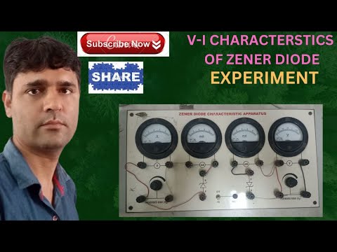 TO STUDY THE V-I CHARACTERISTICS OF ZENER DIODE. - YouTube