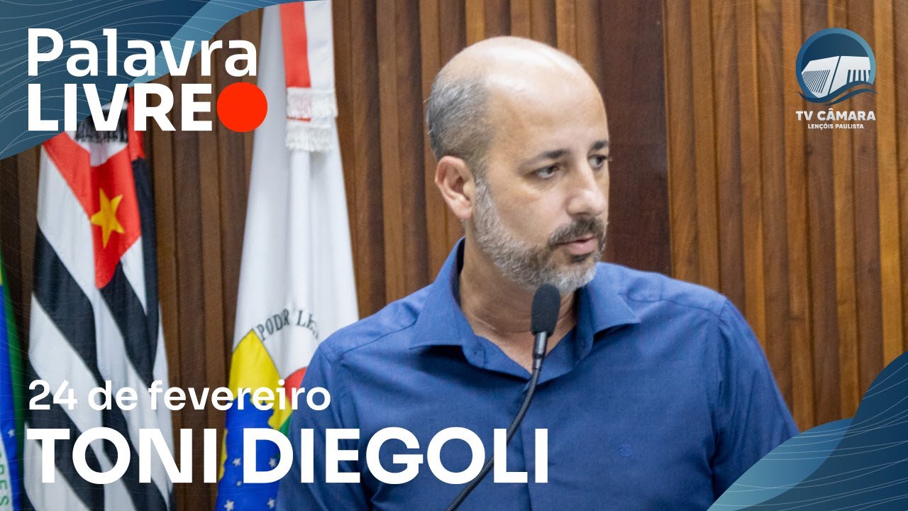 PALAVRA LIVRE - TONI DIEGOLI - 24/02/2025 - YouTube