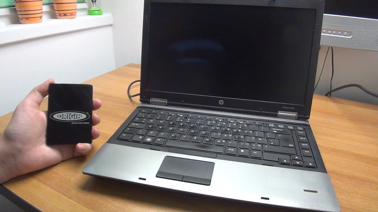 How to upgrade a HP ProBook 6440b to an SSD - YouTube