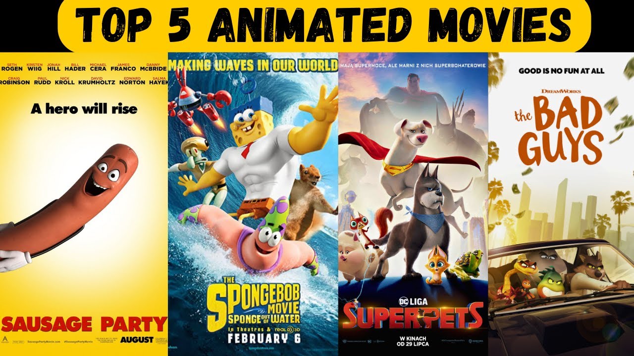 🌟 Top 5 Animated Movies That Will Blow Your Mind! 🎬 Must-See Films ...