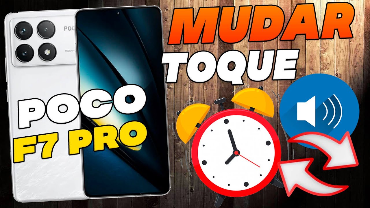 Como Mudar o Toque do Despertador No Xiaomi Poco F7 Pro - YouTube