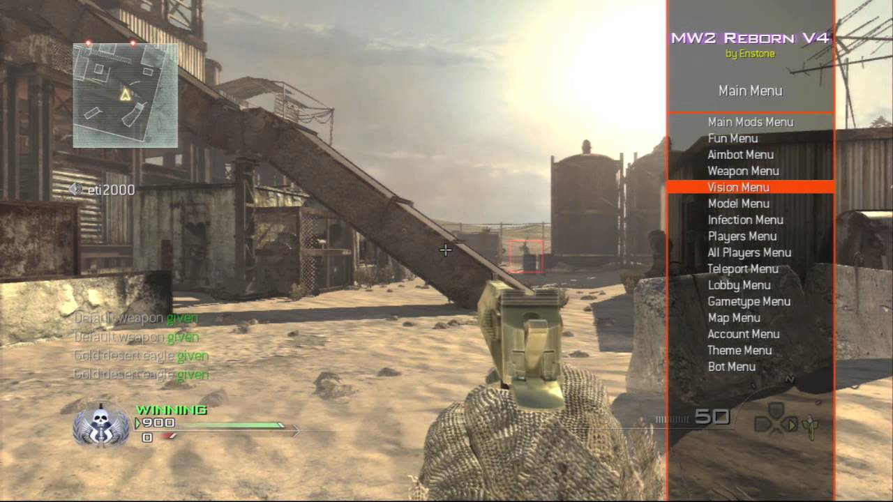 [Release] Reborn v4 Cex-Dex Mod Menu - Mw2 1.14 by enstone - YouTube