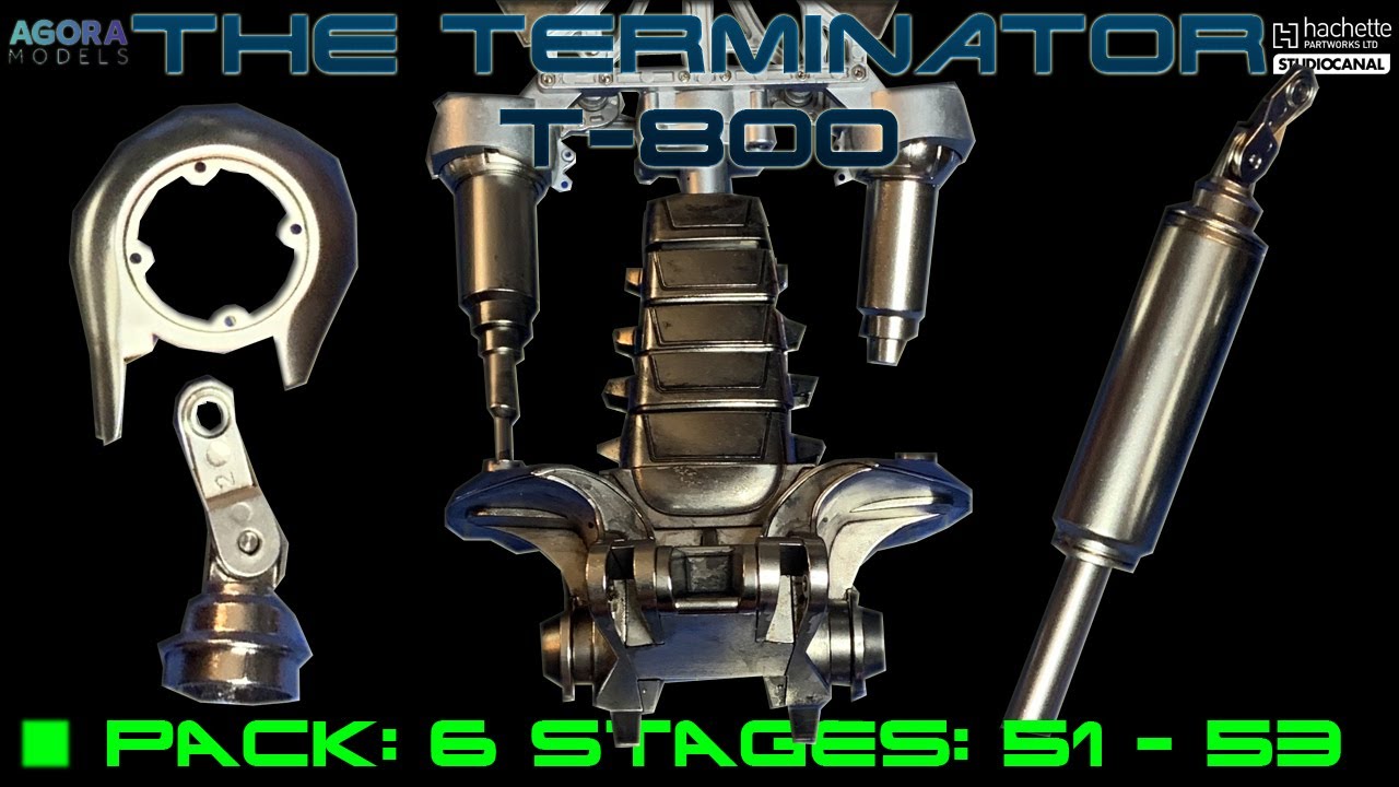 Stavba Big Scale Model Terminator T-800 od Agora Models - Pack: 6 ...