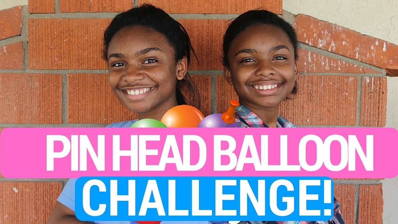 Pinhead Balloon Challenge! | Deja & Di-V - YouTube